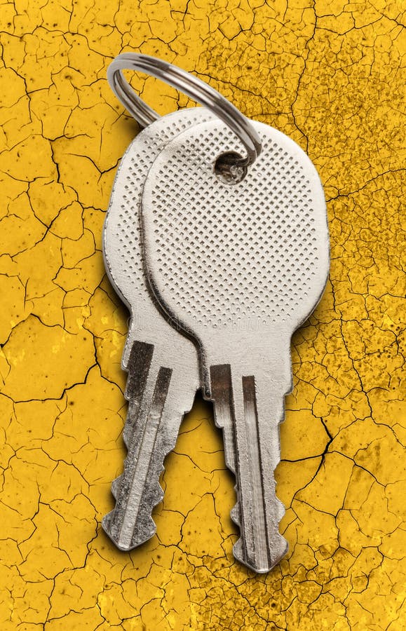 A Set of Chrome Keys for Car Service and Repair Stock Image - Image of ...