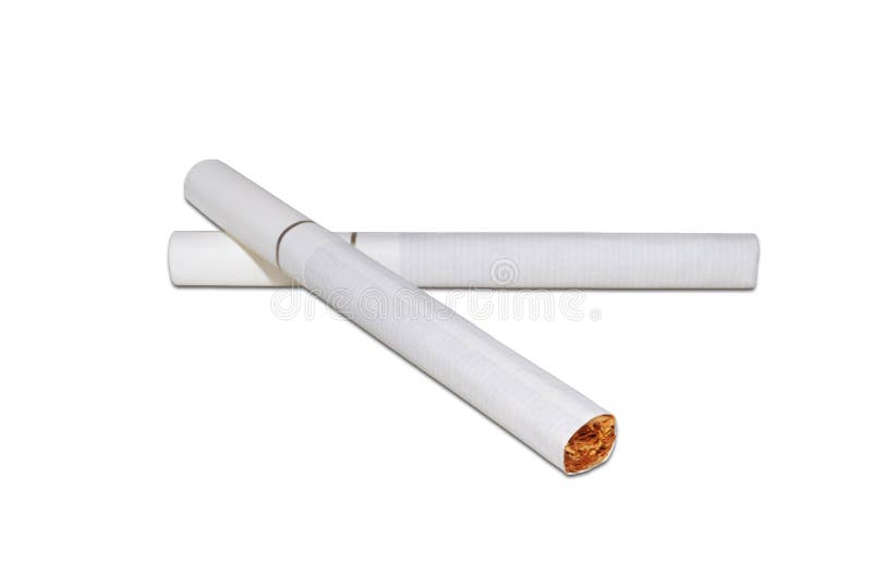 Two cigarettes stock photo. Image of habit, cigarette - 36115182