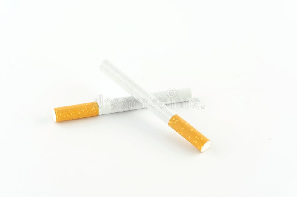 Two cigarettes stock photo. Image of cigarette, cigar - 37572054