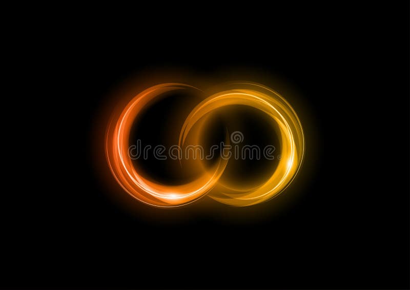 Two Overlaping Circles on Blackboard Stock Image - Image of blackboard ...