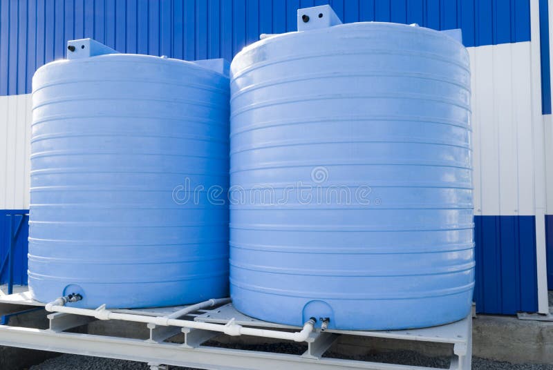 Two cisterns stock photo. Image of industry, liquid, cistern - 6716454