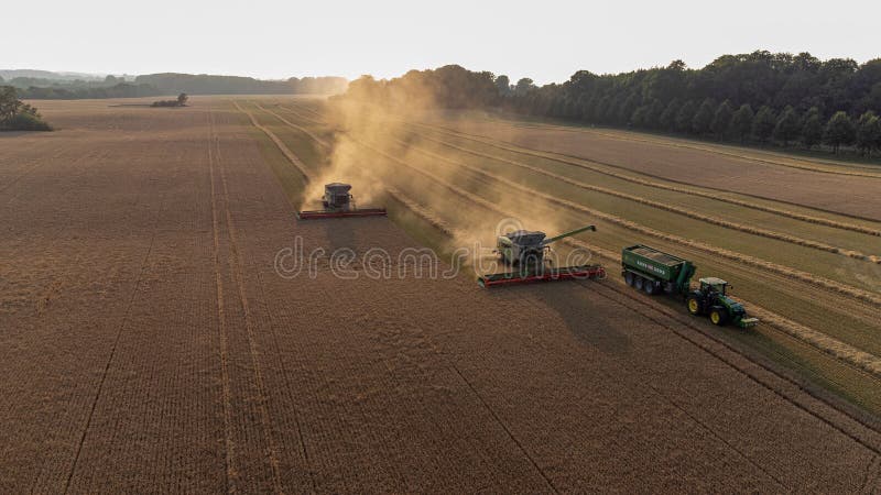 Claas 8900 Harvester Combines in the Fields Editorial Photo - Image of ...