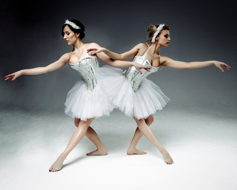 Two classic ballet dancers stock photo. Image of costume - 75891978