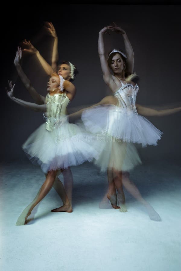 Two classic ballet dancers stock image. Image of choreography - 75891983