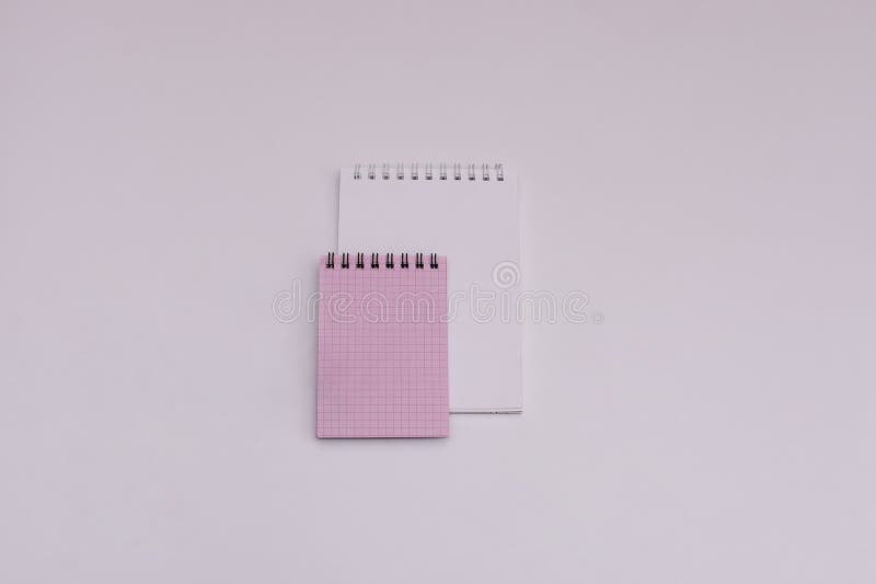 Two Clean Notebooks for Writing Stock Photo - Image of booklet, cover ...