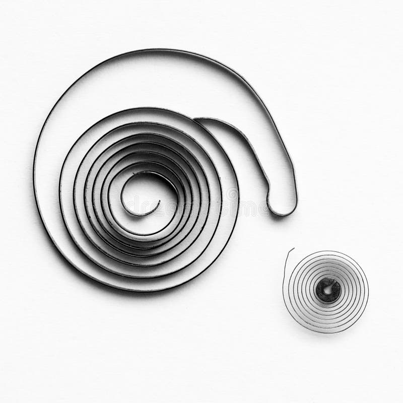 Detail of a Clock S Springs Gyroscope and Gear Stock Photo - Image of ...