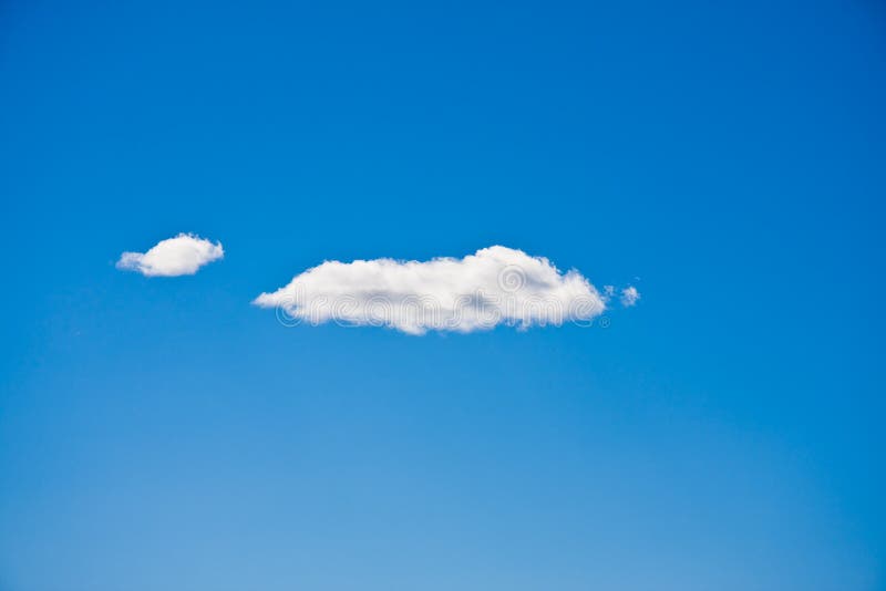 Two Clouds stock photo. Image of skies, soft, white, fluffy - 5799250