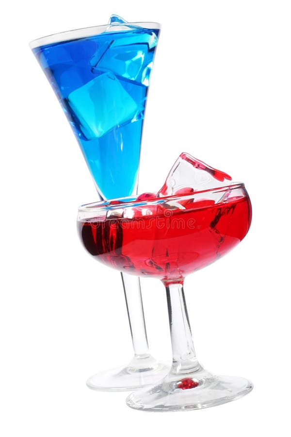 Two Cocktails stock image. Image of beer, icecube, celebrate - 1252645