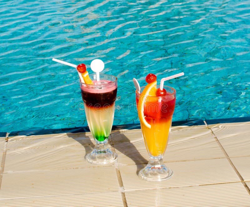 Two cocktails stock photo. Image of beverage, closeup - 13429066
