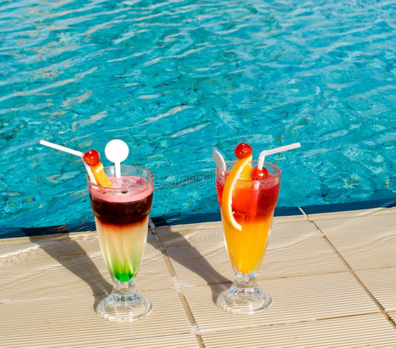 Two cocktails stock photo. Image of beverage, closeup - 13429066