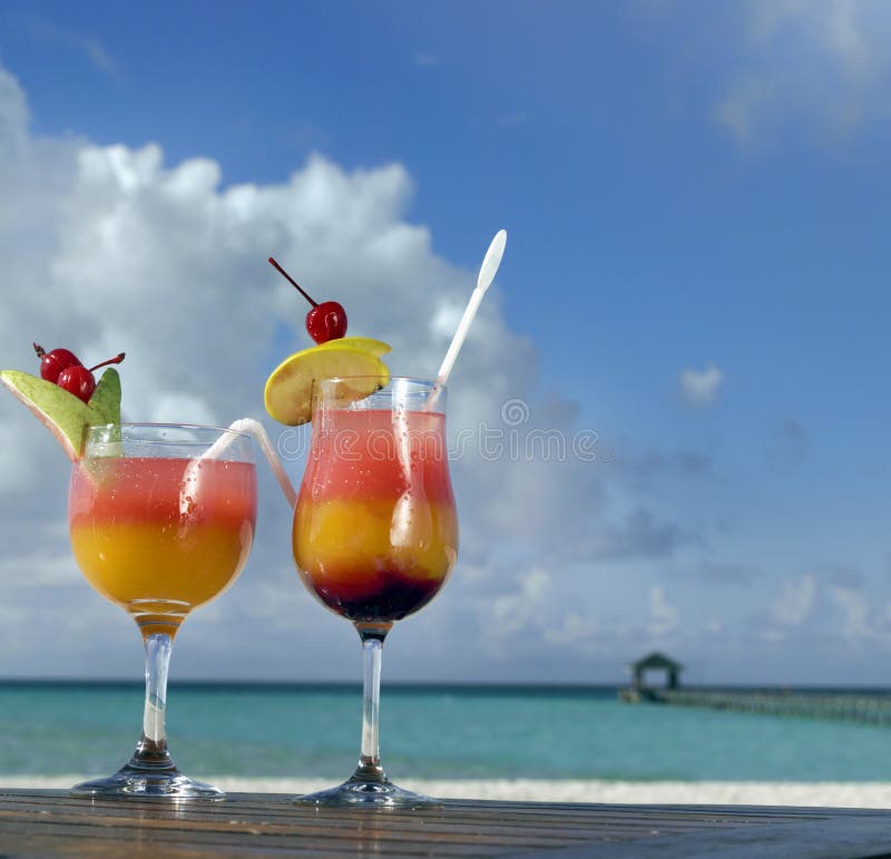 Two cocktails stock image. Image of clear, vodka, cocktail - 26336491