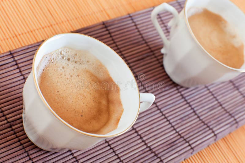 Two coffee cups stock photo. Image of espresso, break - 11200104