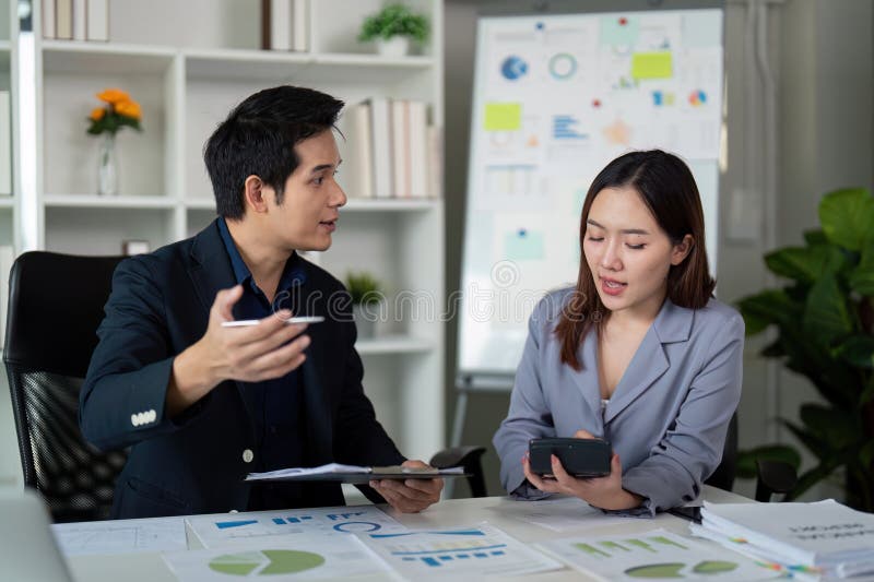 Strategic Planning and Analysis. Colleagues Engaging in a Discussion ...