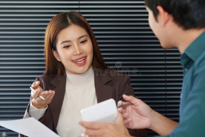 Collaboration and Communication. Colleagues Engaging in a Productive ...