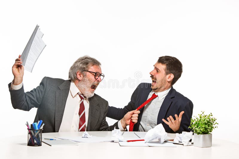 Quarrel stock photo. Image of quarrel, scream, rage, work - 23731858