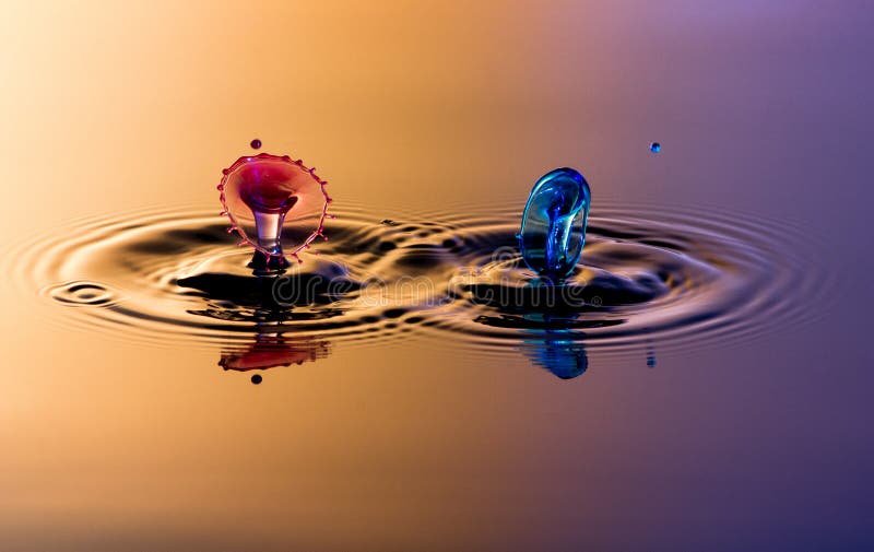 Two Water Splatter and Splash. Stock Photo - Image of freshness ...