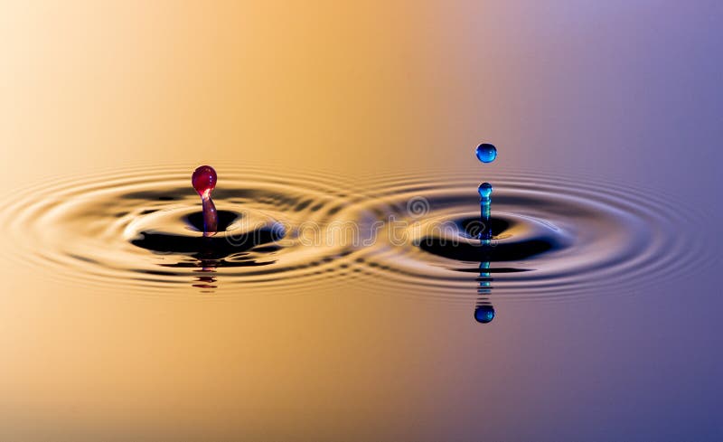 Two Water Splatter and Splash. Stock Image - Image of abstract ...