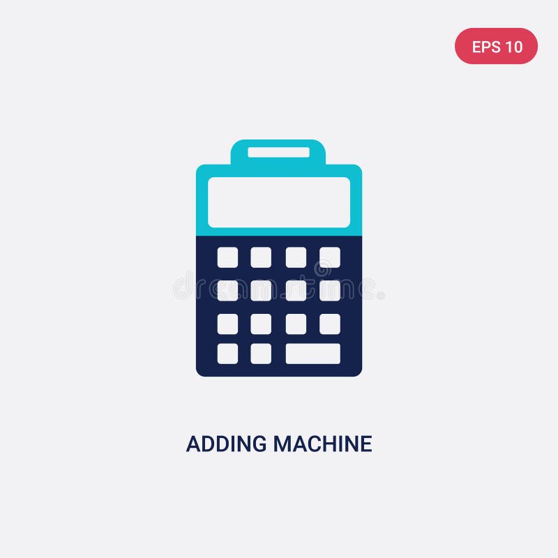 Adding Machine Vector Stock Illustrations – 933 Adding Machine Vector ...