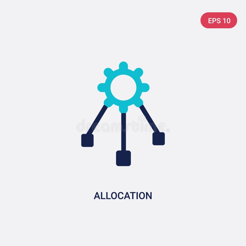 Allocation Icon On White Background. Simple Element Illustration From ...