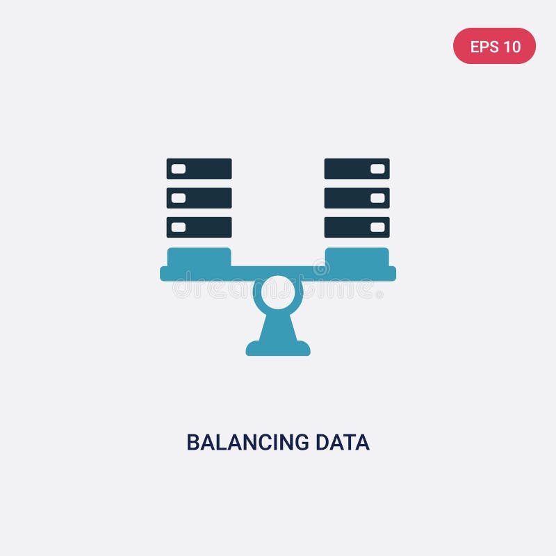 Two Color Balancing Vector Icon from Activity and Hobbies Concept ...