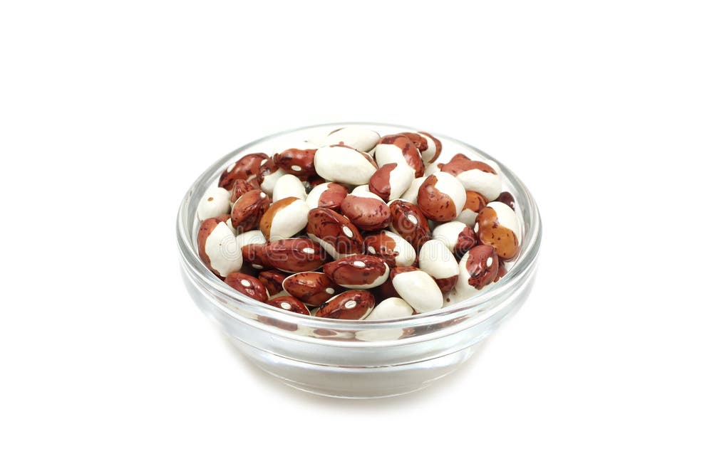 Two-color Beans in a Glass Cup Stock Image - Image of white, bodies ...