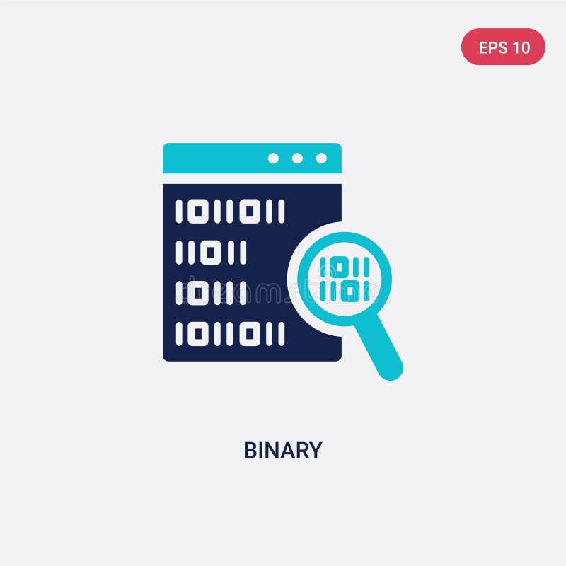 Binary Isolated Icon. Simple Element Illustration from Artificial ...