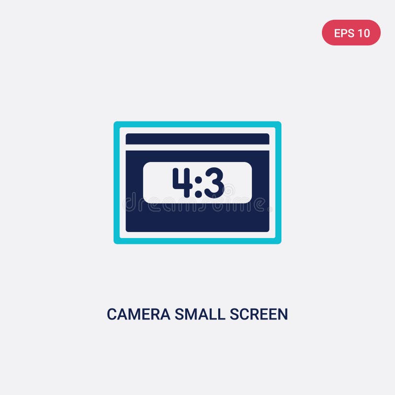 Camera Small Screen Size Icon in Trendy Design Style. Camera Small ...