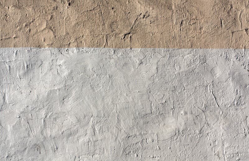 Two Color Cement Wall Texture. Stock Image - Image of plaster, exterior ...
