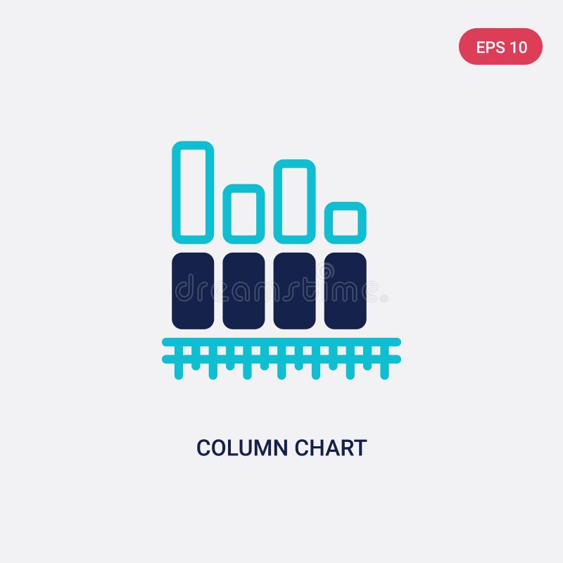 Two Color Column Inside a Male Human Body in Side View Vector Icon from ...