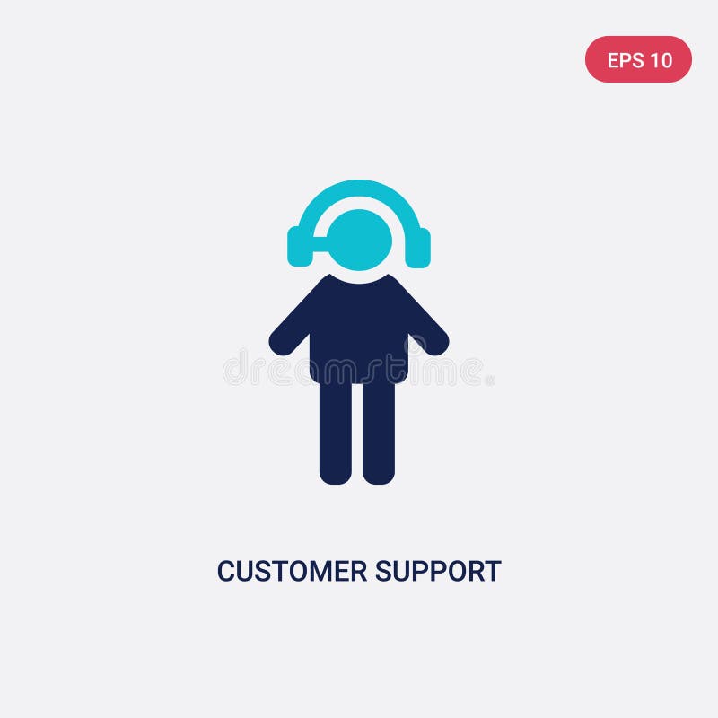 Two Color Admin Vector Icon from Strategy Concept. Isolated Blue Admin ...