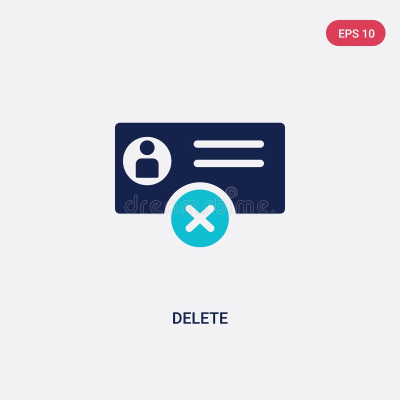 Delete Button Icon On White Background. Simple Element Illustration ... Delete Button Icon On White Background. Simple Element Illustration ...