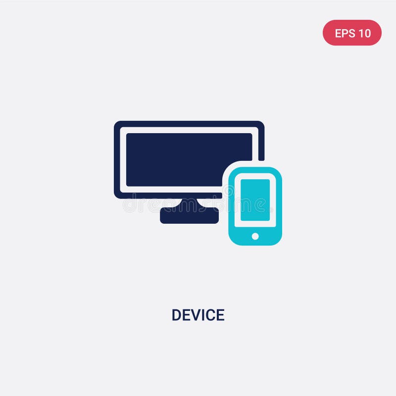 Two Color Device Manager Vector Icon from Hardware Concept. Isolated ...