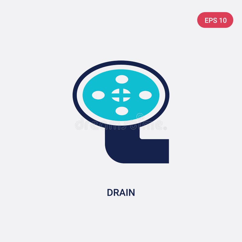 Color Drain Cleaner Bottle Icon Isolated on White Background. Water ...