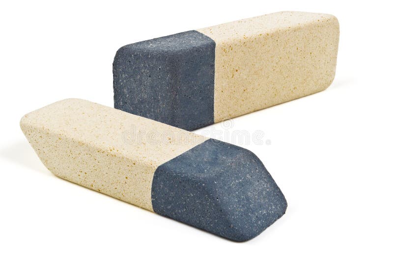 Two color eraser stock image. Image of navy, decisions - 41638241