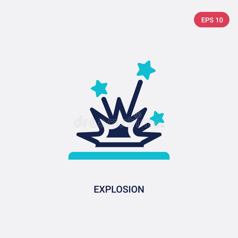 Bomb Explosion Icon on White Background. Simple Element Illustration ...