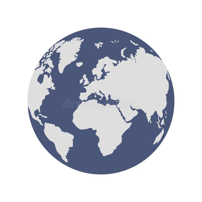 Two color globe stock illustration. Illustration of element - 94615709