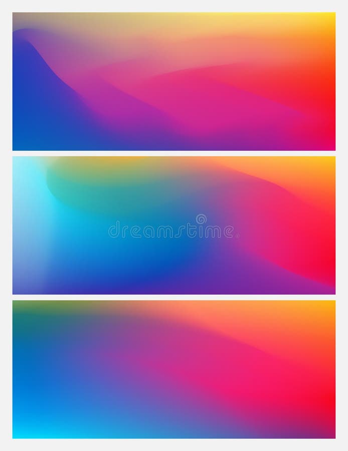 Web Gradient Wave Colors Vector Art Design Stock Vector - Illustration ...