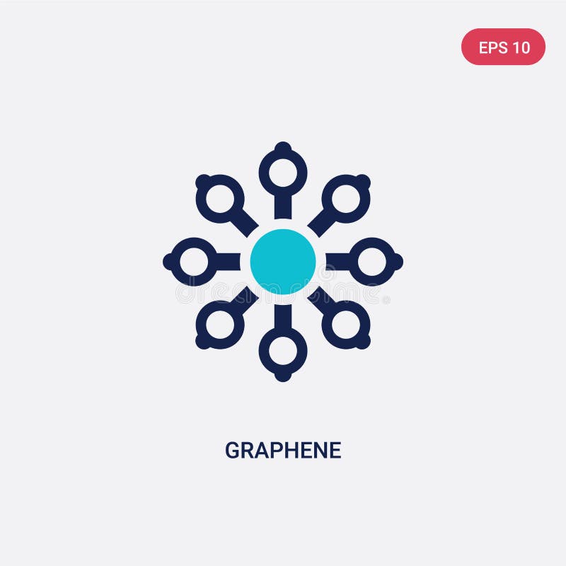 Graphene Symbol, Schematic Molecular Structure of Graphene Stock Vector ...