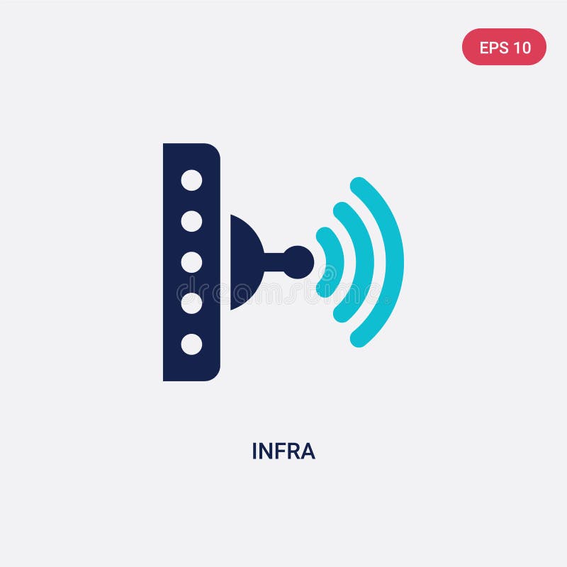 Two Color Infra Vector Icon from Artificial Intellegence Concept ...