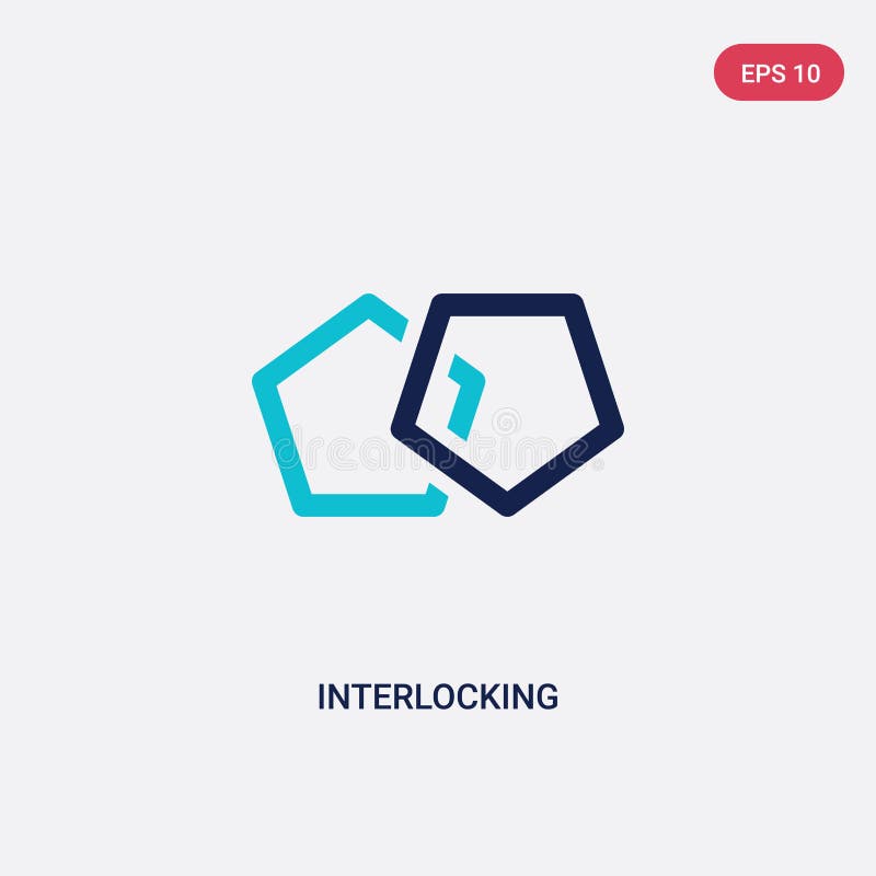 Interlock Icon on White Background. Simple Element Illustration from ...
