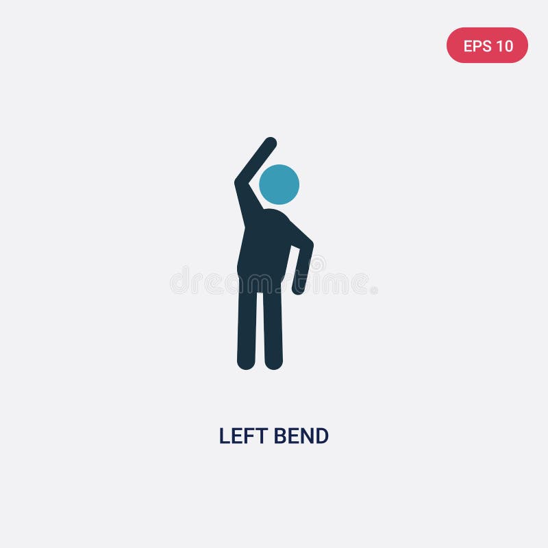 Left Bend Road Signs Or Symbols Stock Vector - Illustration of symbol ...