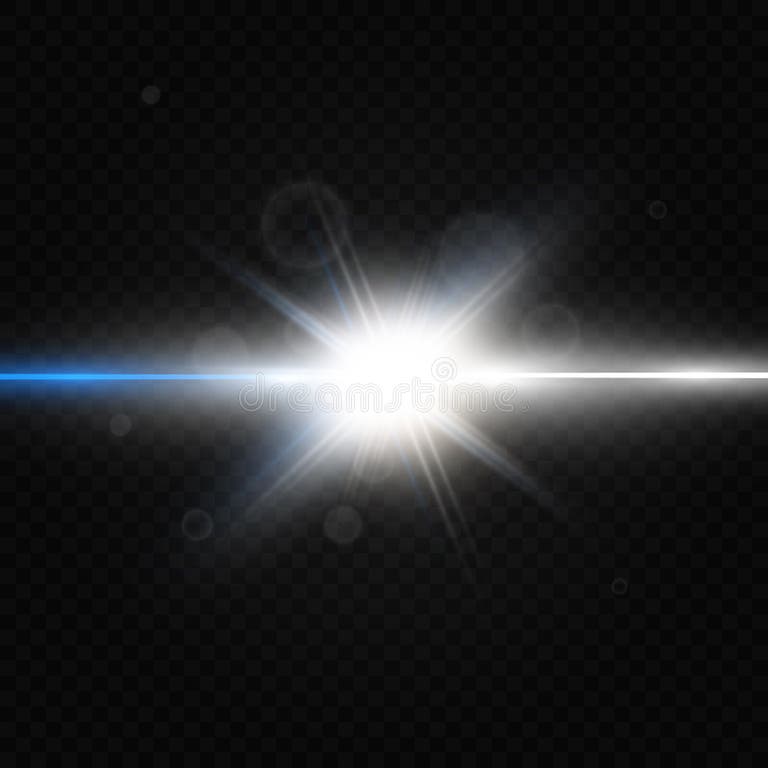 Two Color Light is Isolated on Transparent Background. Stock Vector ...