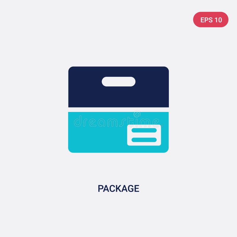 Two Color Package Vector Icon from Delivery and Logistic Concept ...