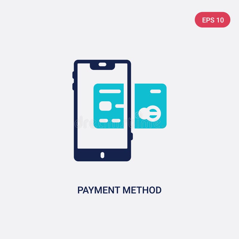 Two Color Payment Method Vector Icon from Digital Economy Concept ...