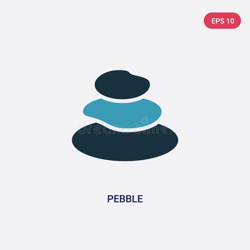 Pebble Icon In Filled, Thin Line, Outline And Stroke Style. Vector ...