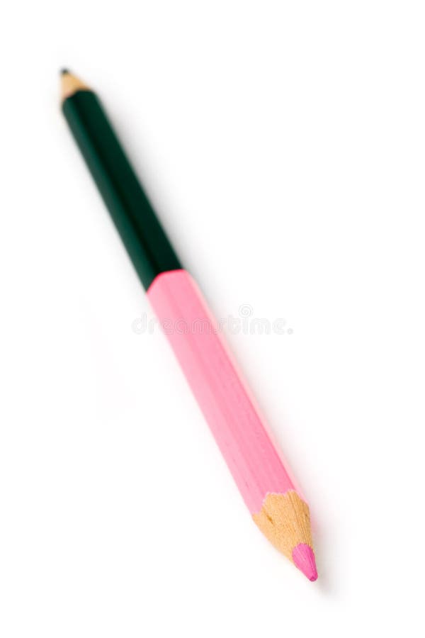 Two color pencil stock photo. Image of supply, green - 10709580