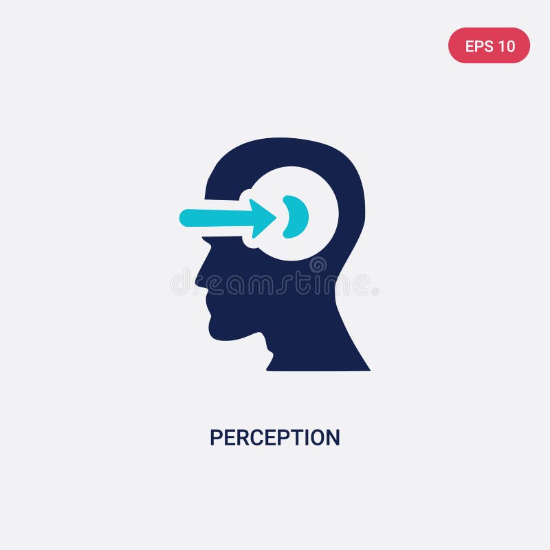 Perception Icon on White Background. Simple Element Illustration from ...