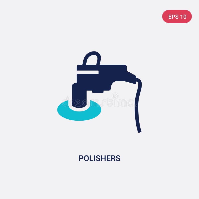 Two Color Polishers Vector Icon from Construction Concept. Isolated ...