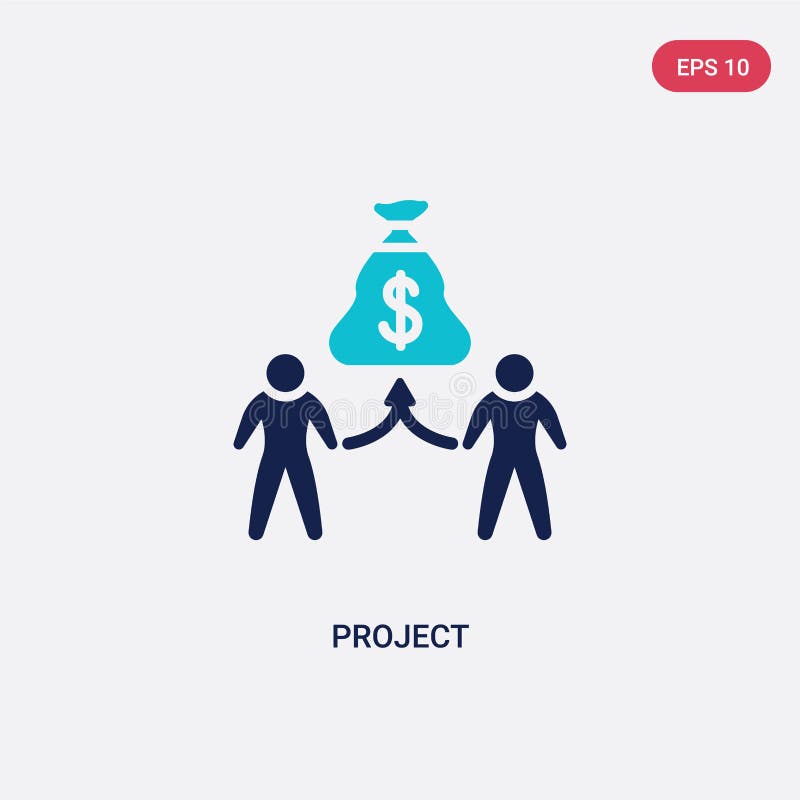 Two Color Project Management Icon Stock Illustrations – 231 Two Color ...