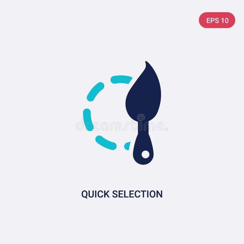 Quick Selection Icon on White Background. Simple Element Illustration ...